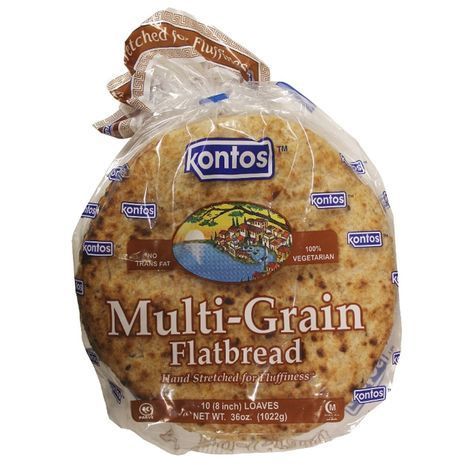 Buy Kontos 8 Inches Multigrain Flatbread Loav... Online | Mercato