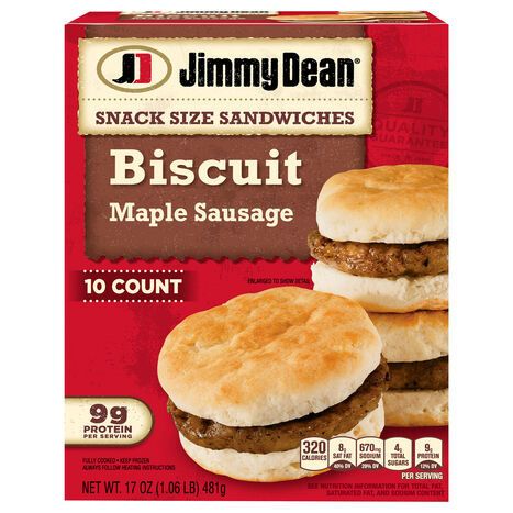 Buy Jimmy Dean Biscuit Maple Sausage Snack Si... Online | Mercato