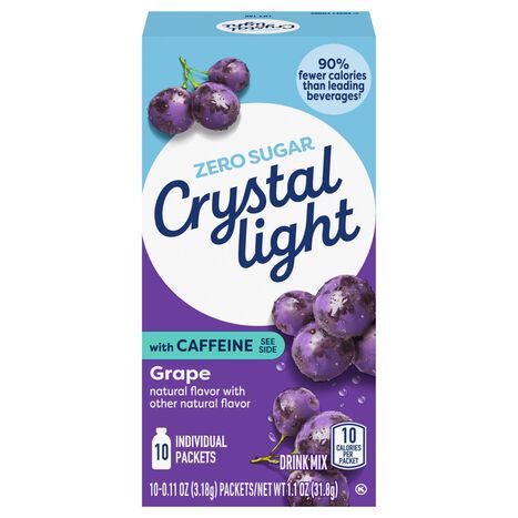 Buy Crystal Light Zero Sugar Grape Drink Mix ... Online | Mercato