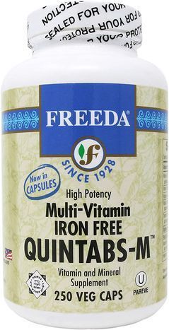 Buy Freeda High Potency Iron Free Quintabs M ... Online | Mercato