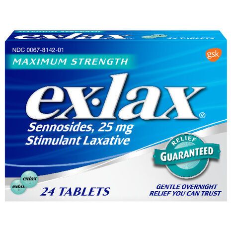 Buy Ex-Lax Maximum Strength Tablets 25 mg Sti... Online | Mercato