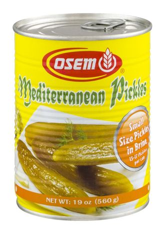 Buy Osem Pickles, Mediterranean - 19 Ounces Online | Mercato