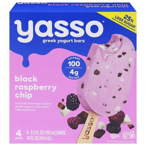 Buy Yasso Black Raspberry Chip Greek Yogurt B... Online | Mercato