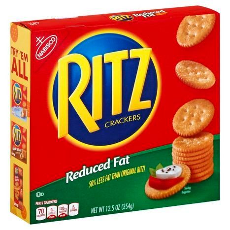 Buy Ritz Crackers, Reduced Fat - 12.5 Ounces Online | Mercato