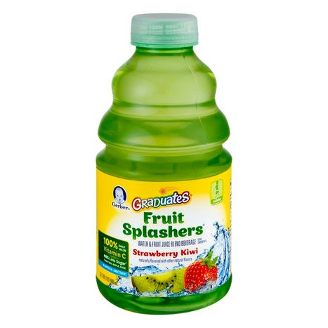 Buy Gerber Graduates Fruit Splashers, Strawbe... Online | Mercato