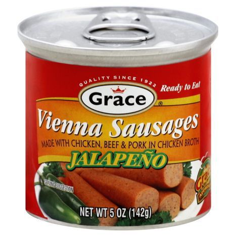 Buy Grace Vienna Sausages, Jalapeno - 5 Ounces Online | Mercato