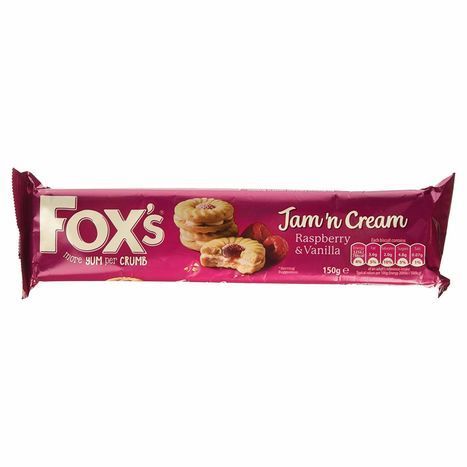 Buy Fox's Raspberry And Vanilla Jam N Cream C... Online | Mercato