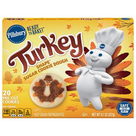 Buy Pillsbury Turkey Shape Sugar Cookie Dough... Online | Mercato