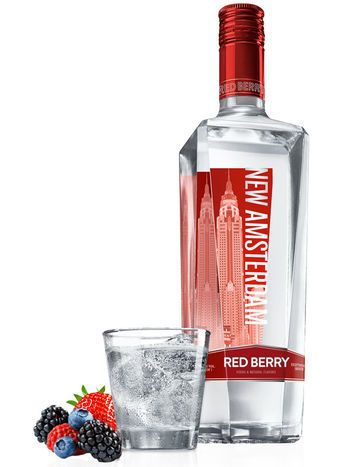 Buy New Amsterdam Red Berry Vodka - 200 Milli... Online | Mercato