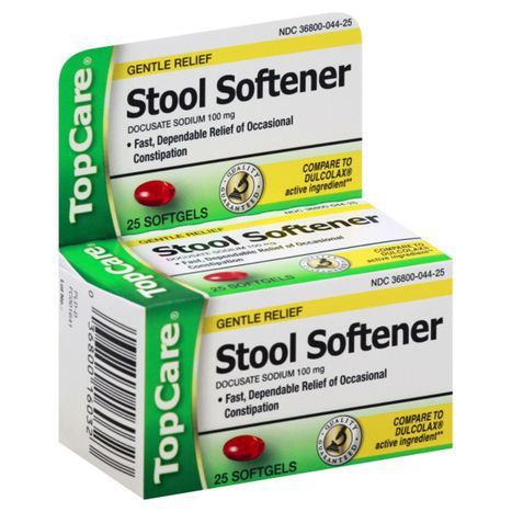 Buy TopCare Stool Softener, 100 mg, Softgels ... Online | Mercato