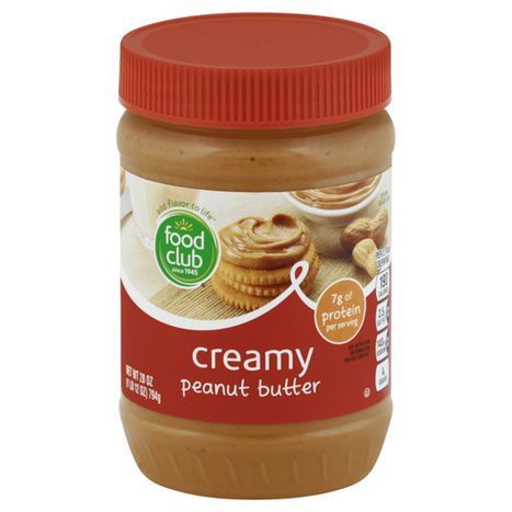 Buy Food Club Peanut Butter, Creamy - 28 Ounces Online | Mercato