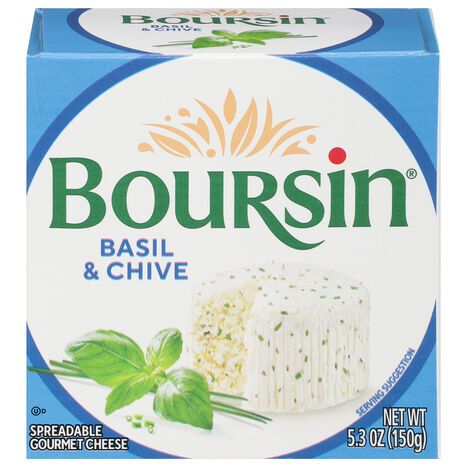 Buy Boursin Gourmet Basil & Chive Spreadable ... Online | Mercato