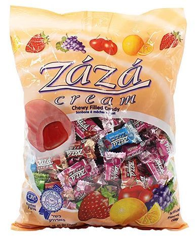 Buy Zaza Cream Chewy Filled Candy - 750 Grams Online | Mercato