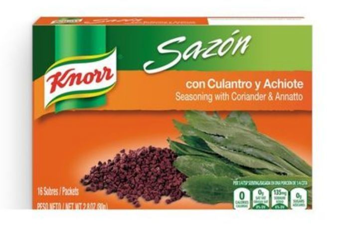 Buy Knorr Sazon Coriander and Annatto Seasoning Online | Mercato