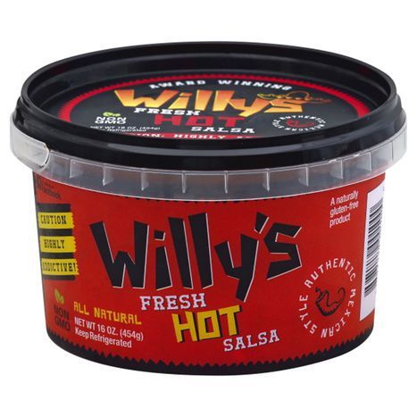 Buy Willys Salsa, Fresh, Hot - 16 Ounces Online | Mercato