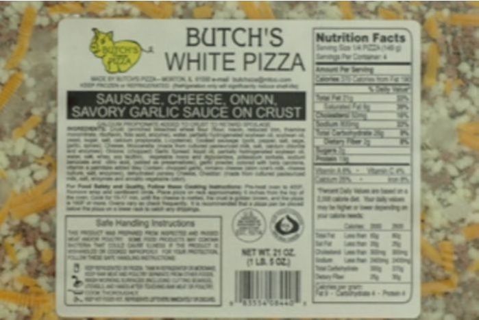 Buy Butch's White Garlic Pizza-12" Online | Mercato