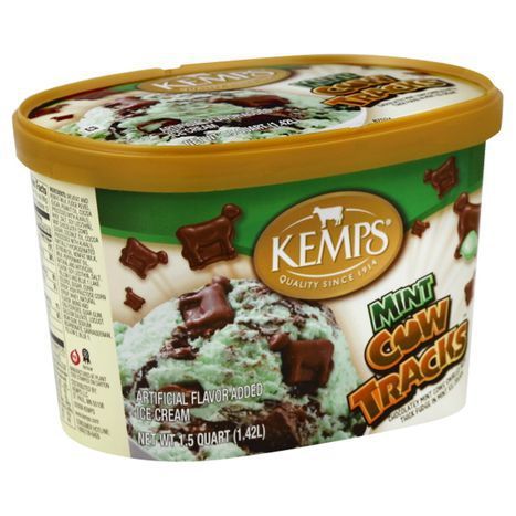 Buy Kemps Ice Cream, Mint Cow Tracks - 56 Ounces Online | Mercato