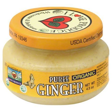 Buy I Love Produce Ginger, Organic, Puree - 4... Online | Mercato