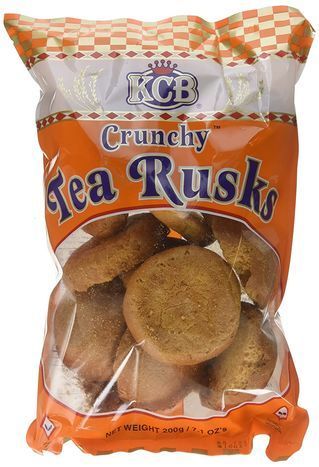 Buy KCB Crunchy Tea Rusk Toast - 200 Grams Online | Mercato