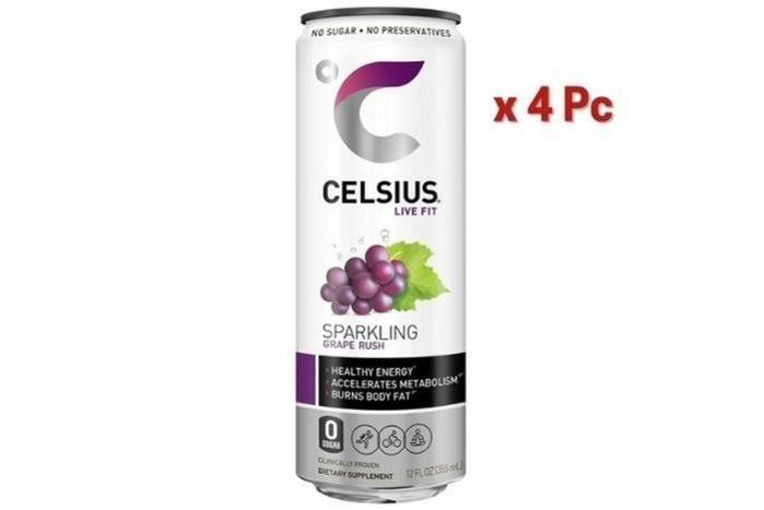 Buy Celsius - Live Fit Grape Rush Sparkling 1... Online | Mercato