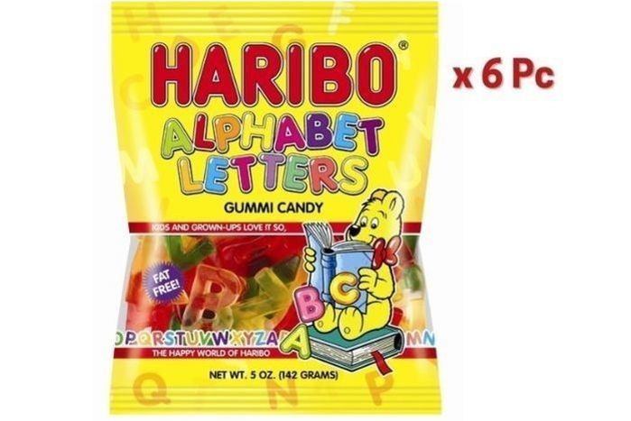 Buy Haribo Gummi - Alphabet Letter (5 Oz.) 6 Pc Online | Mercato