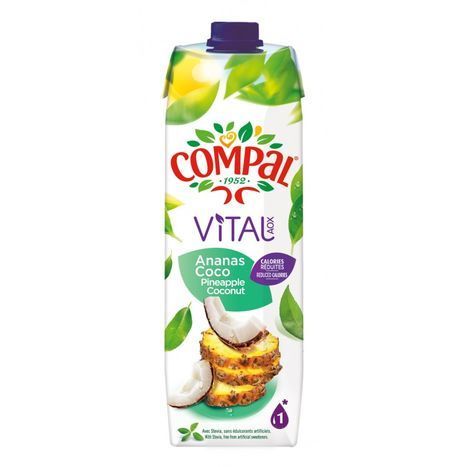 Buy Compal Vital Ananas Coco Juice - 1 Liter Online | Mercato