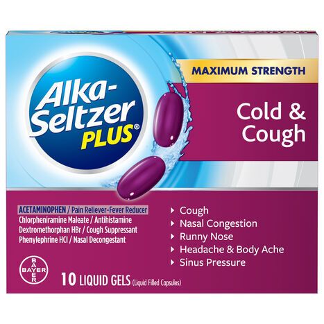 Buy Alka-Seltzer Plus Cold & Cough, Maximum S... Online | Mercato