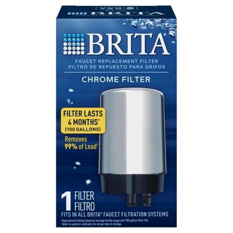 Buy Brita Faucet Replacement Filter, Chrome -... Online | Mercato