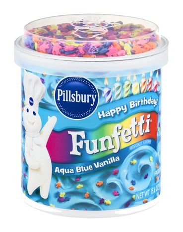 Buy Pillsbury Funfetti Frosting, Aqua Blue Va... Online | Mercato