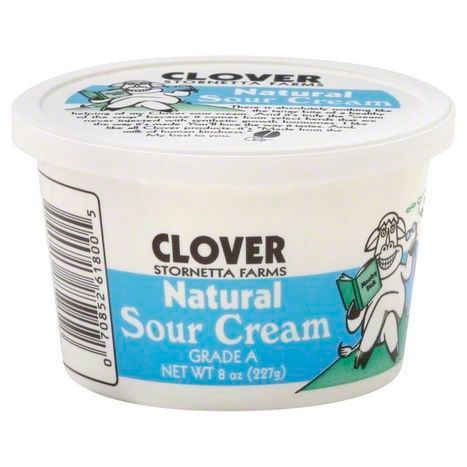 Buy Clover Sour Cream, Natural - 8 Ounces Online | Mercato