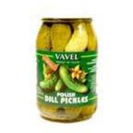 Buy Vavel Polish Dill Pickles - 880 Grams Online | Mercato