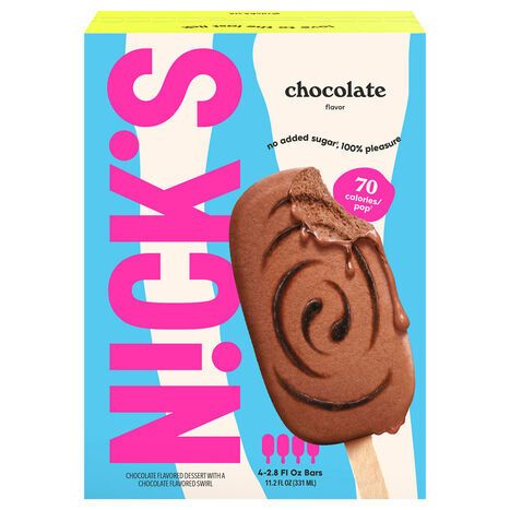 Buy Nick's Chocolate Flavor Bars - 4 x 2.8 Fl... Online | Mercato