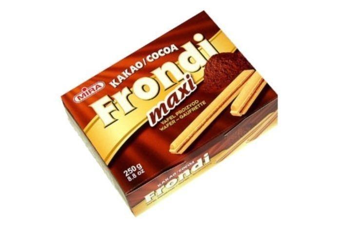Buy Frondi Maxi Cocoa Wafers 250g (Mira) Online | Mercato