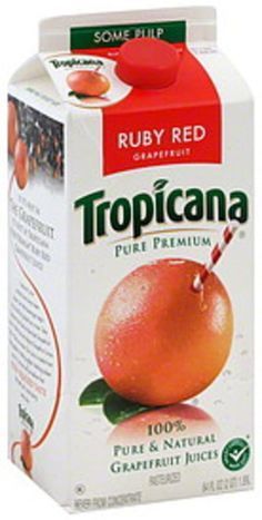 Buy Tropicana Ruby Red Grapefruit Pulp Juice ... Online | Mercato