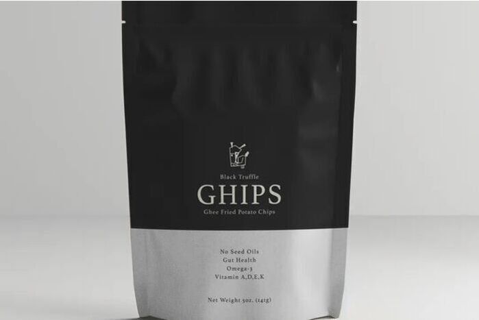 Buy Ghips Ghee Potato Chips Black Truffle 2oz Online | Mercato