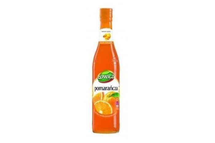Buy Lowicz Orange Syrup - 13.33 Ounces Online | Mercato