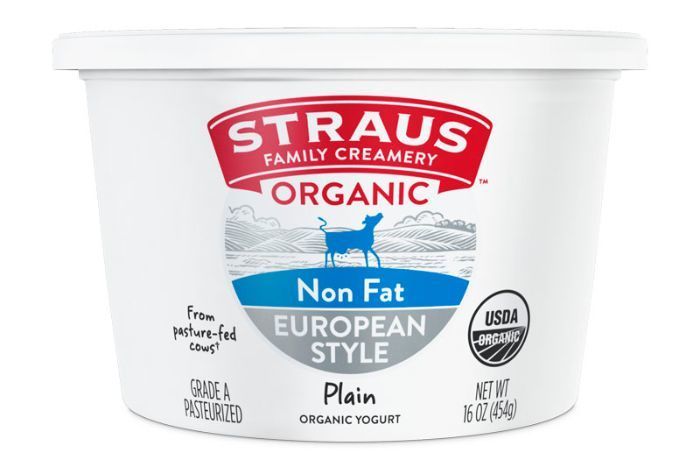 Buy Straus Organic Yogurt, Nonfat, Plain - 16... Online | Mercato