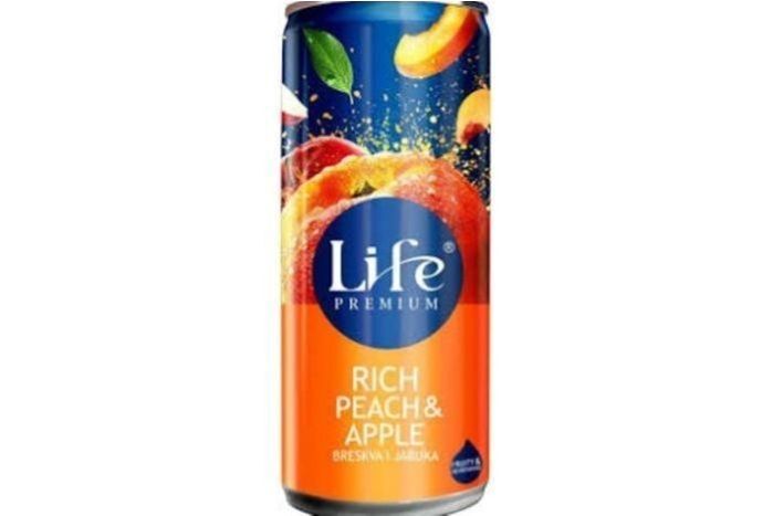Buy Life Premium Rich Peach & Apple Juice- 25... Online | Mercato