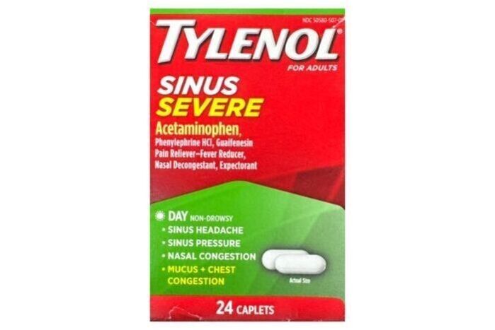 Buy Tylenol Sinus Severe Non-Drowsy Day Cold ... Online | Mercato