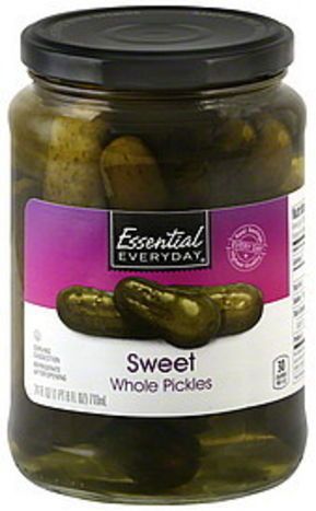 Buy Essential Everyday Pickles Whole, Sweet -... Online | Mercato