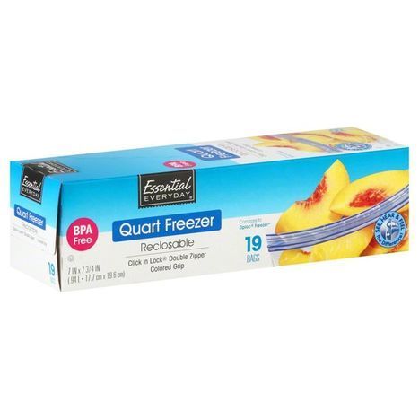 Buy Essential Everyday Freezer Reclosable Qua... Online | Mercato