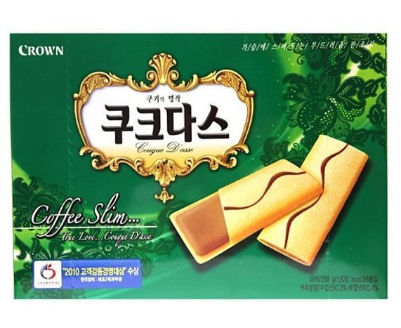Buy Crown Couque Dasse Coffee Slim - 288 Grams Online | Mercato