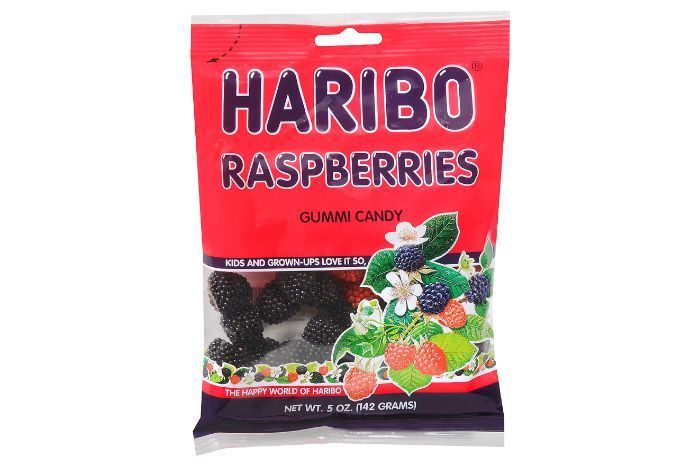 Buy Haribo Gummi Candy, Raspberries - 5 Ounces Online | Mercato