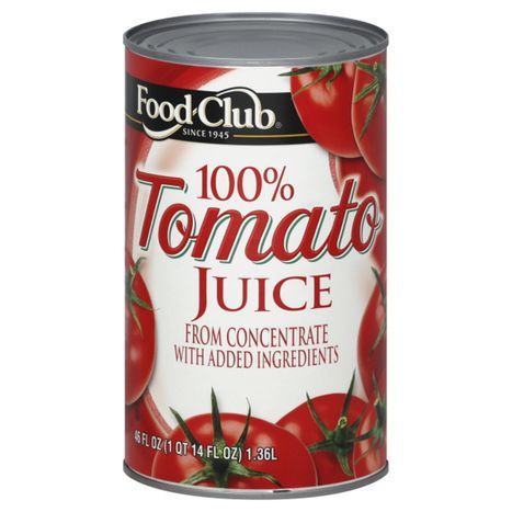 Buy Food Club 100% Juice, Tomato - 46 Ounces Online | Mercato